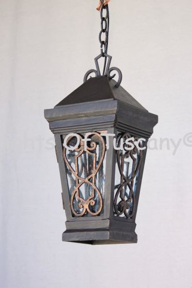 Lights of Tuscany 2097-1 Craftsman Colonial Style Wrought Iron Outdoor ...