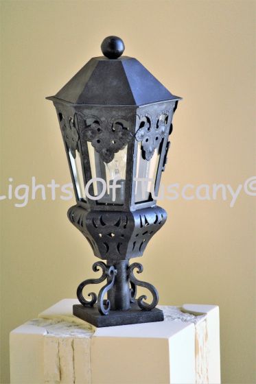 Lights of Tuscany 7042-1P Spanish-Mexican Hacienda Style Wrought Iron ...