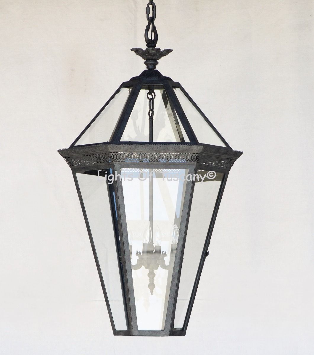 Lights of Tuscany 2101-3 Transitional Style Large Hanging Outdoor Lantern