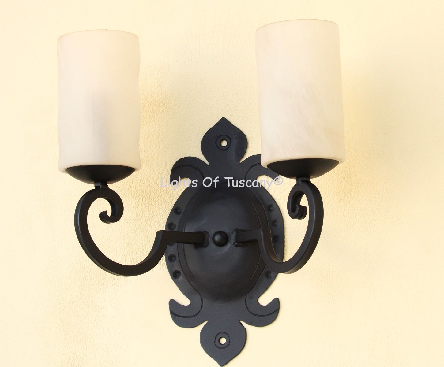 Lights of Tuscany 5141-2GLS Spanish Mediterranean Style Double Wall ...