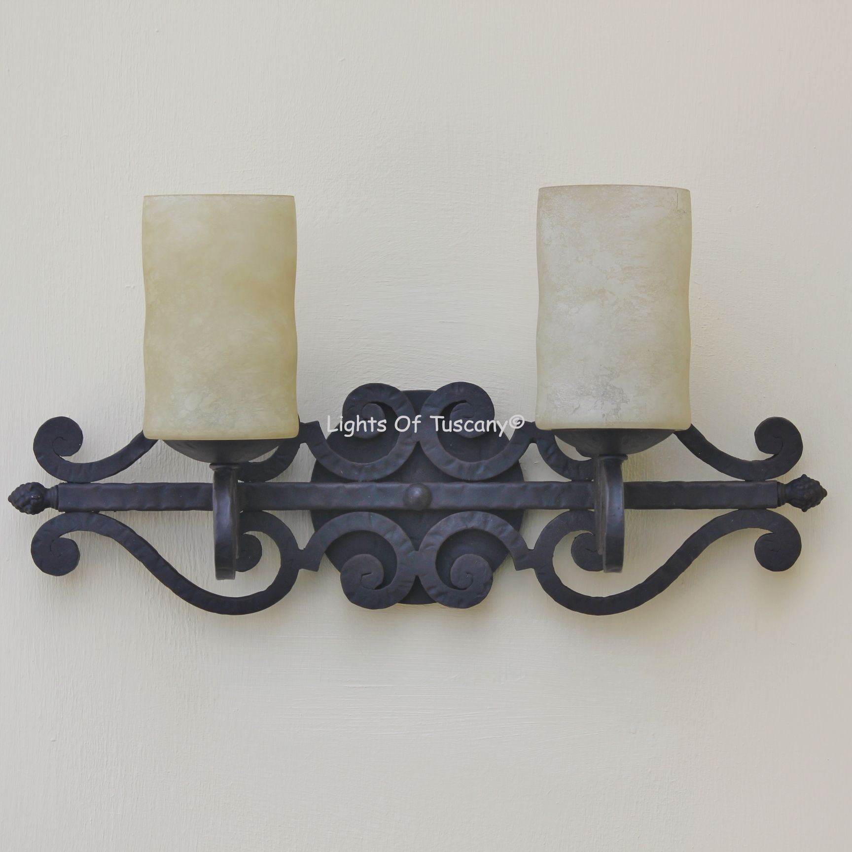 Lights of Tuscany 5511-2 Wrought Iron Tuscan Style Bath Light