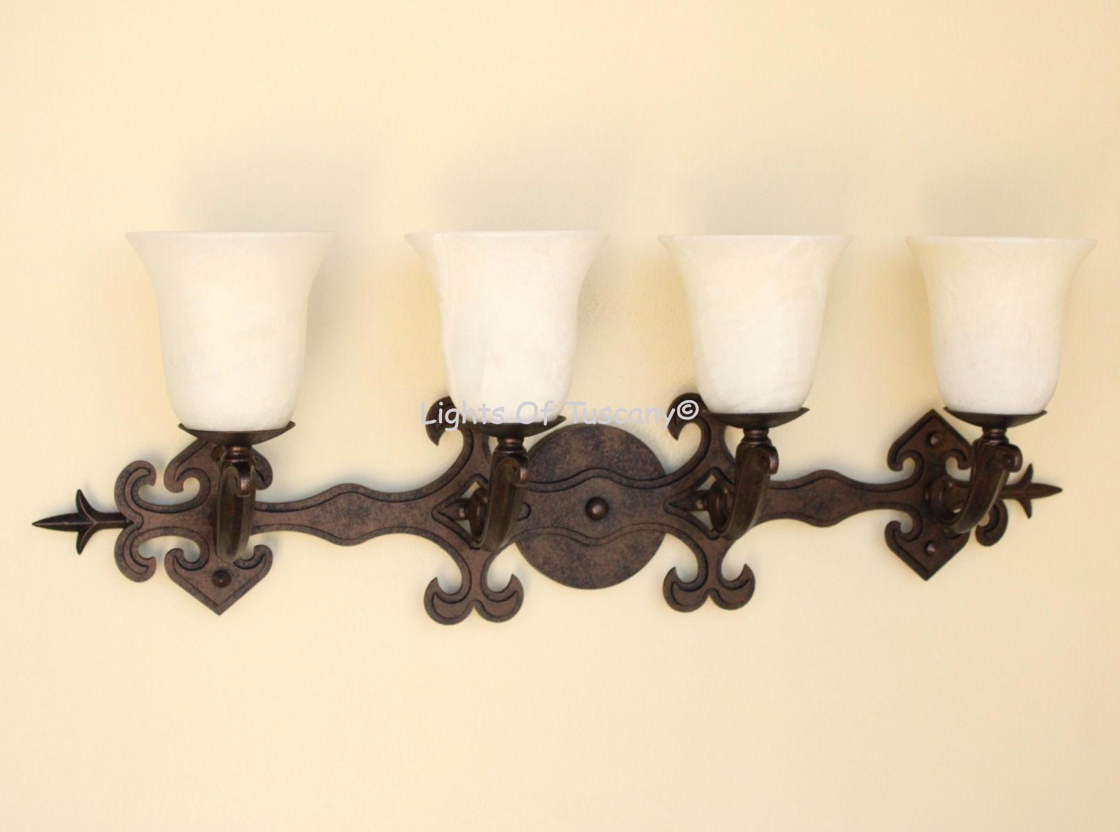 Lights of Tuscany 5543-4ONX Spanish Indoor Iron Bathroom Vanity Light