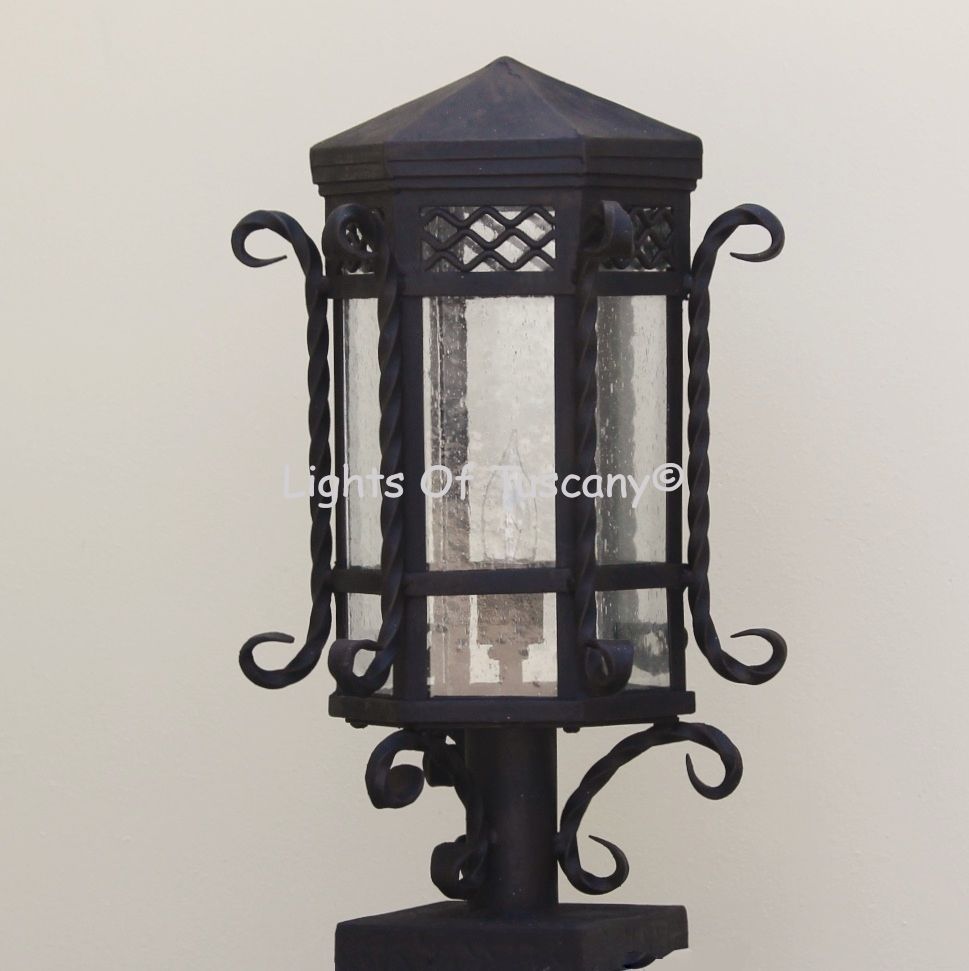 Lights of Tuscany 7024-1 Santa Barbara/Spanish Colonial Outdoor Post ...