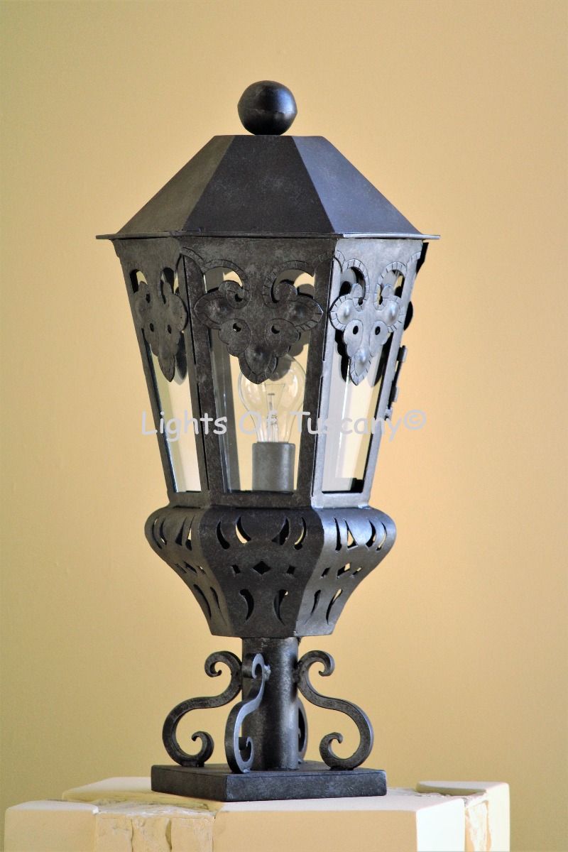 Lights of Tuscany 7042-1P Spanish-Mexican Hacienda Style Wrought Iron ...