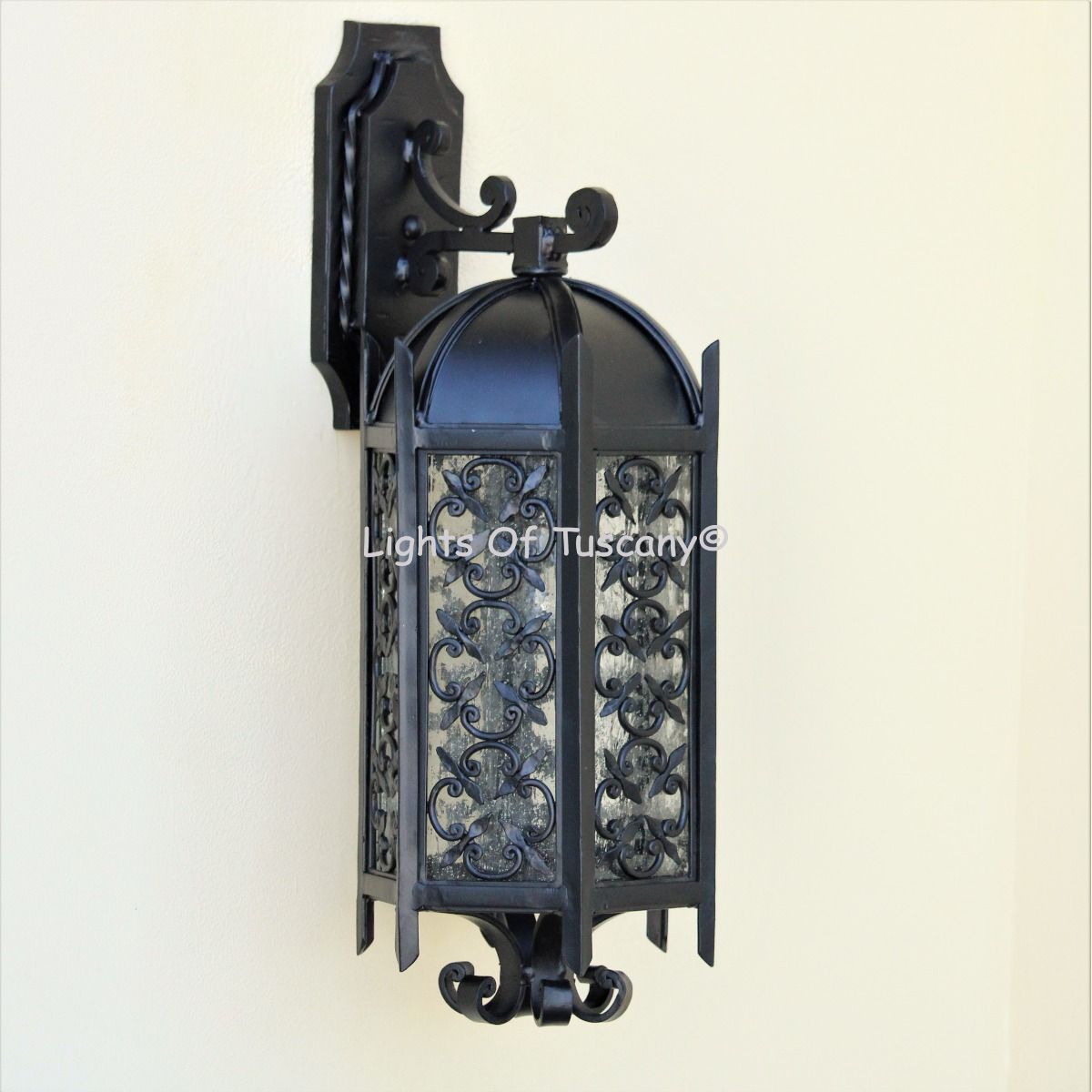 Lights of Tuscany 7141-1 Moorish-Gothic Revival Style Outdoor Iron Wall ...
