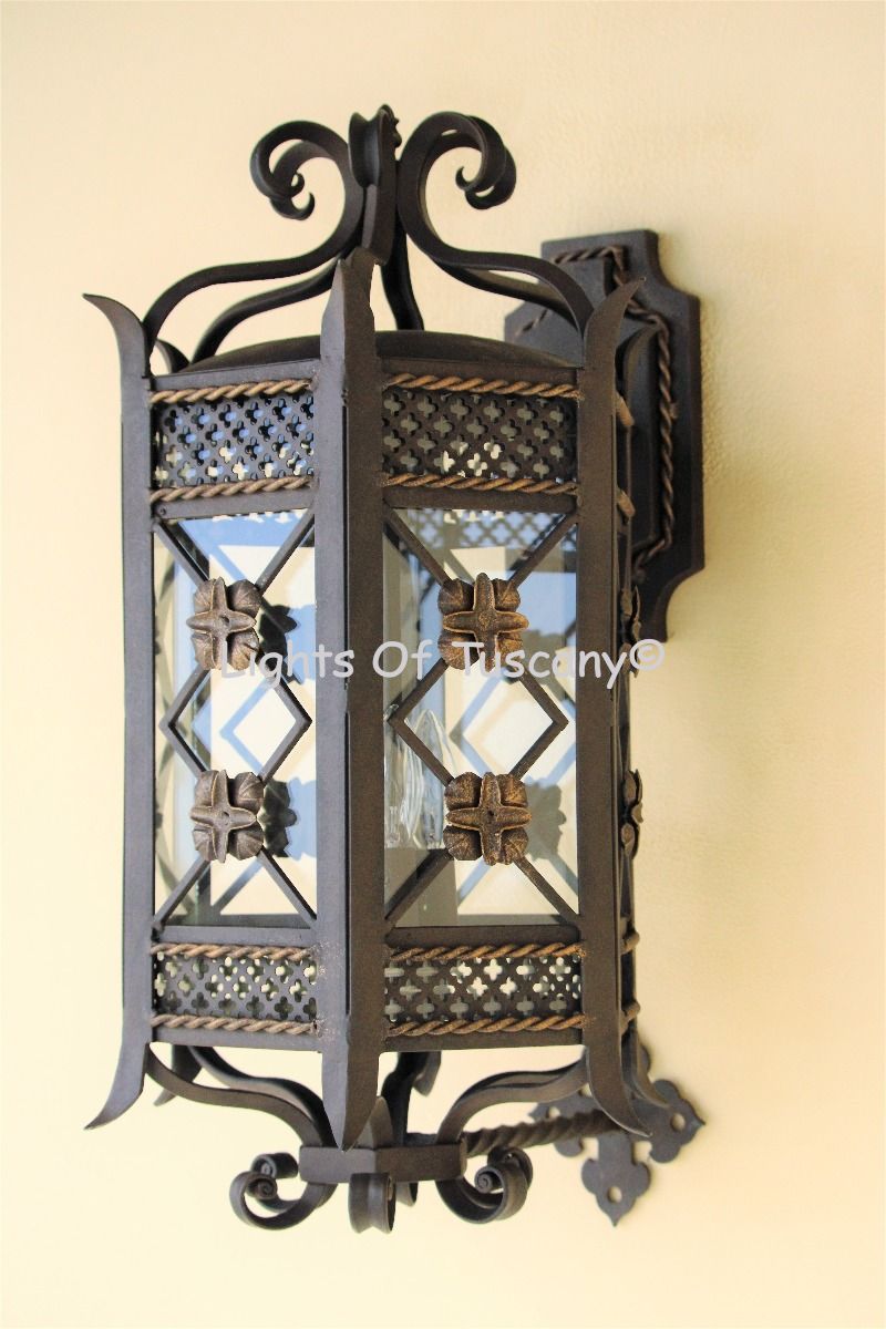 Lights of Tuscany 8256-3 Gothic Revival Style Outdoor Wall Lantern