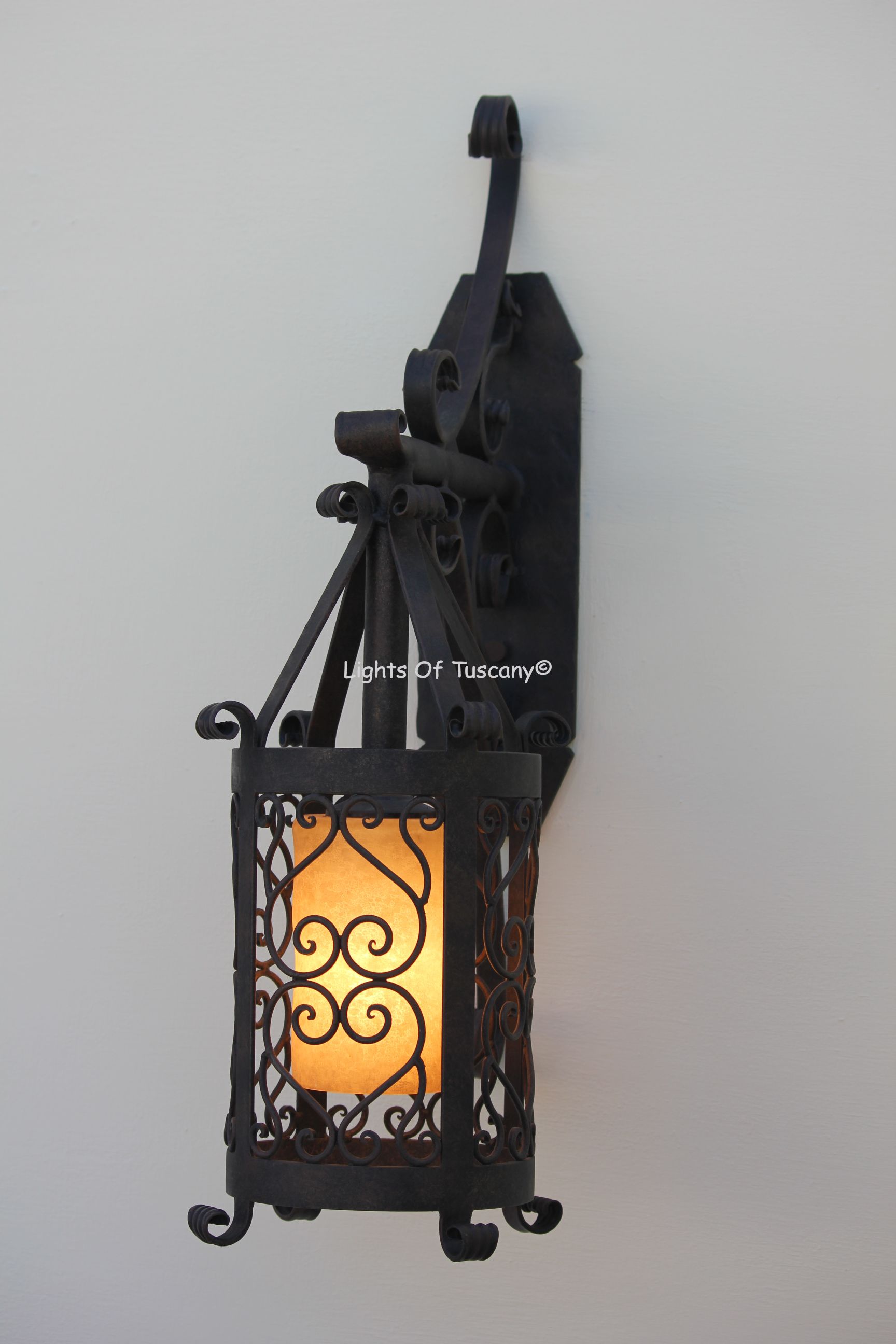 Lights of Tuscany 7137-1 Vintage Style Spanish Style Wrought Iron ...