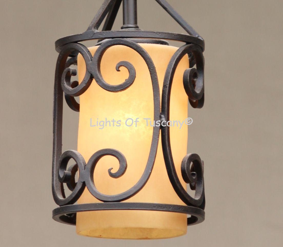 Lights of Tuscany 6106-1 Mini Tuscan Style Pendant Light
