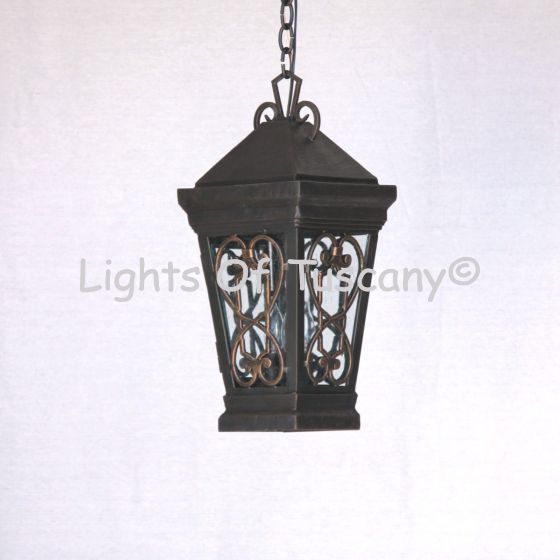 Lights of Tuscany 2097-1 Craftsman Colonial Style Wrought Iron Outdoor ...