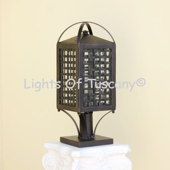Lights of Tuscany Contemporary outdoor post pier mount light