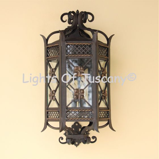 Lights of Tuscany 8256-3 Gothic Revival Style Outdoor Wall Lantern