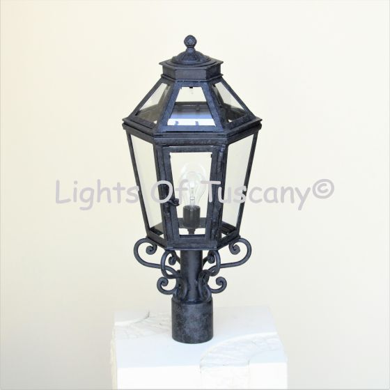 Lights of Tuscany 7225-1P Traditional Spanish Colonial Outdoor Post ...