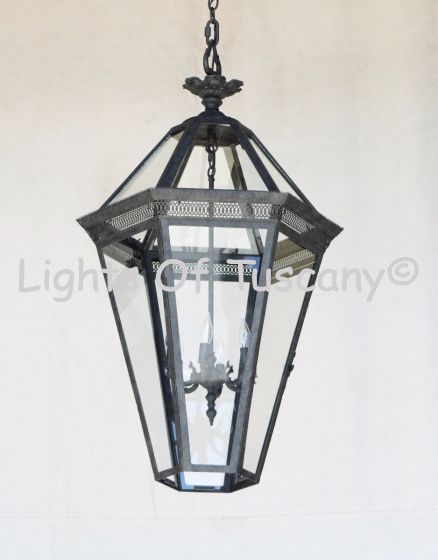 Lights of Tuscany 2101-3 Transitional Style Large Hanging Outdoor Lantern