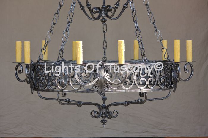 Lights of Tuscany 1100-15 Spanish Revival Chandelier